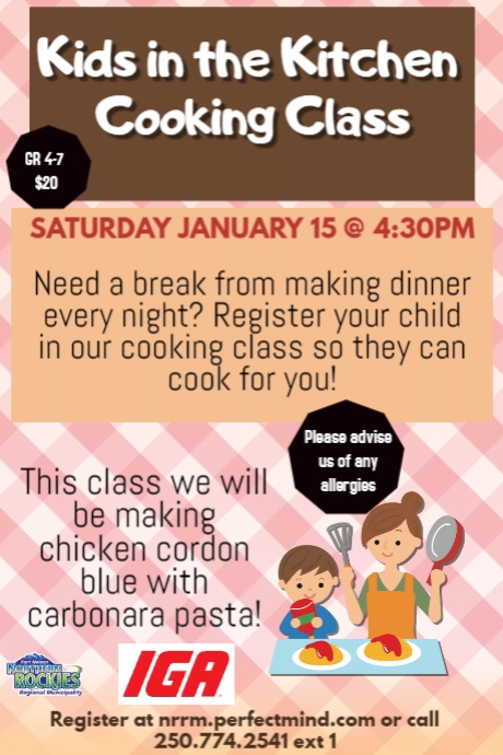 2022 Cooking Class Promo | PosterMyWall