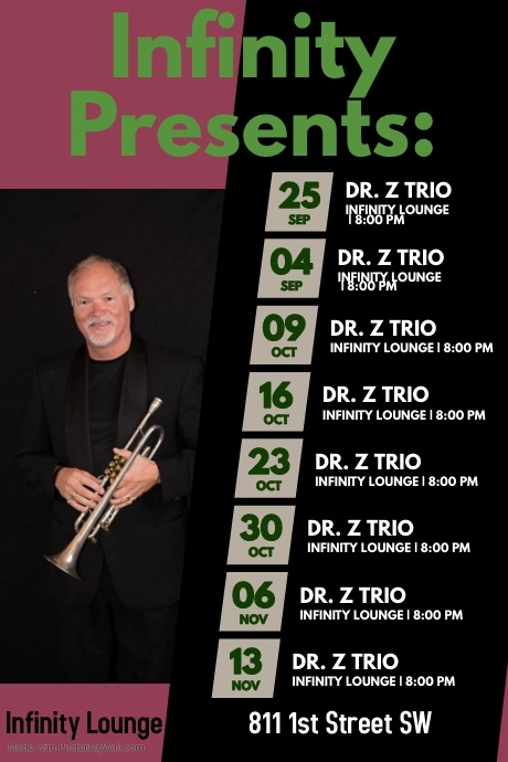 Infinity Monthly Schedule | PosterMyWall