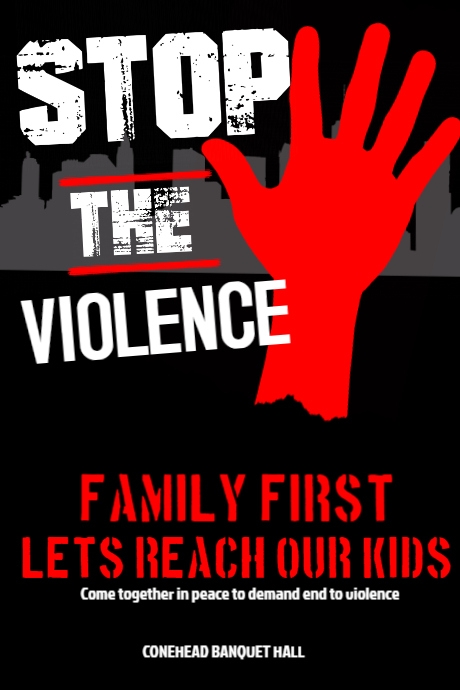 Stop the Violence | PosterMyWall