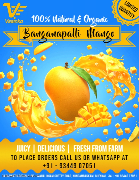 Mango Flyer | PosterMyWall