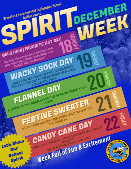 Copy of Copy of Spirit Week Flyer (1) | PosterMyWall