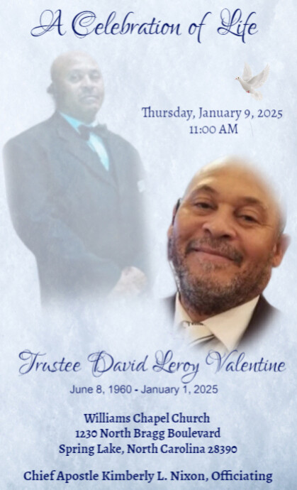 Funeral Program | PosterMyWall