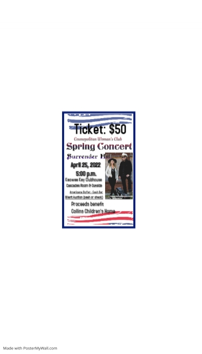 Copy of Surrender Hill ticket | PosterMyWall