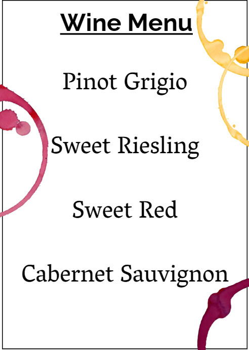 EventMenu Sign | PosterMyWall