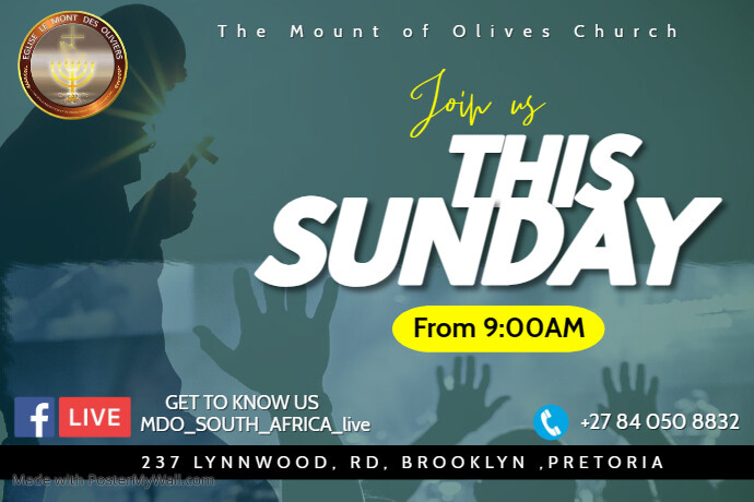 Join us every sunday Template | PosterMyWall