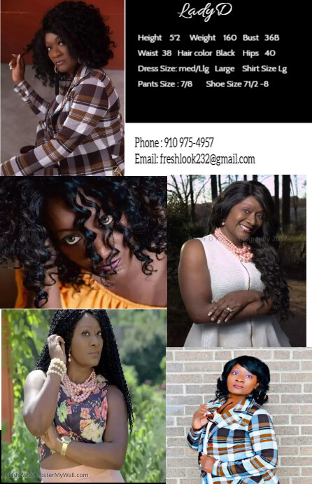 Modeling Comp card | PosterMyWall