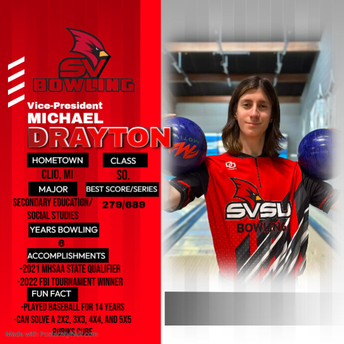 Player Profile Instagram Template | PosterMyWall