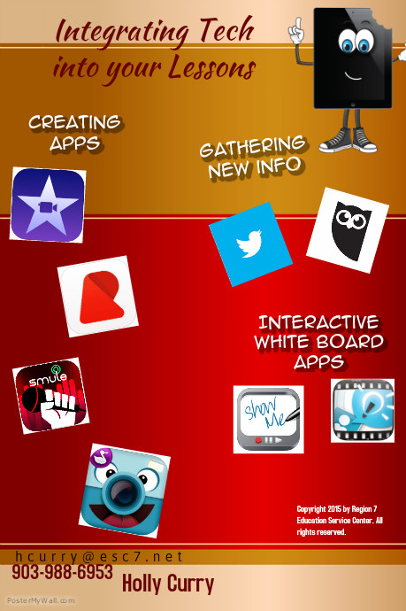 Lessons with iPads | PosterMyWall