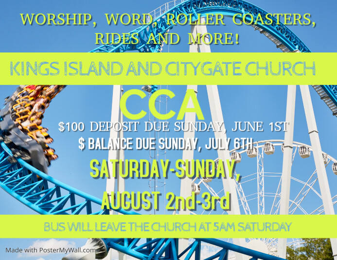 CCA Kings Island | PosterMyWall