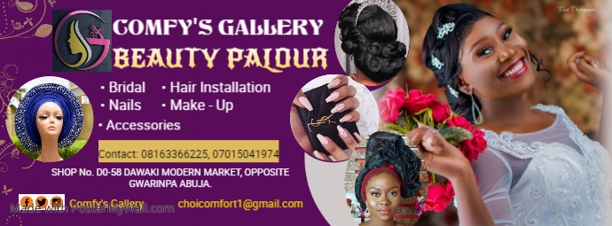 Copy of Purple Hair Salon Special Offer Banner | PosterMyWall