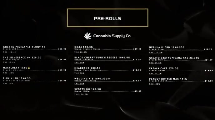 Pre-Rolls | PosterMyWall