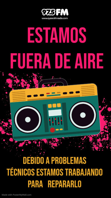 Radio Station Poster (1) | PosterMyWall