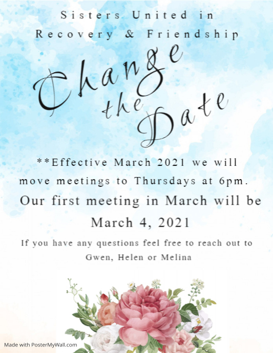 Copy of Copy of Change the date Wedding Invite Flyer | PosterMyWall