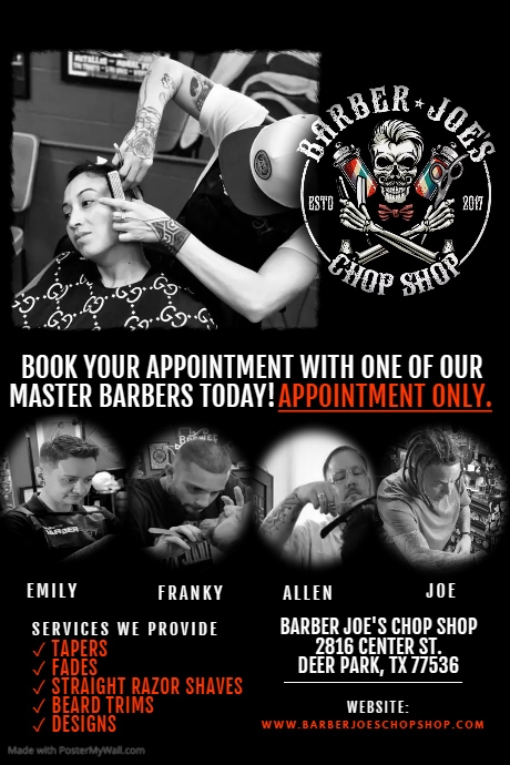 Tattoo & Piercing Salon Flyer TEmplate | PosterMyWall