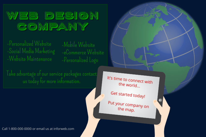 Web Design Template | PosterMyWall