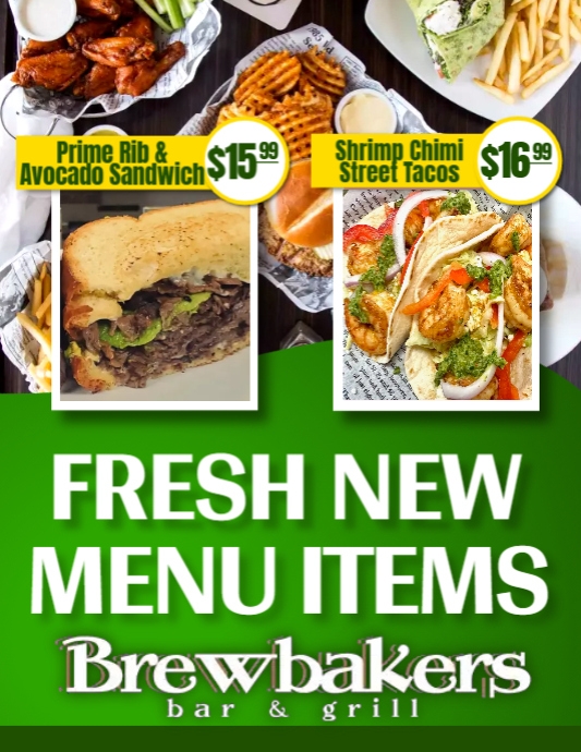 Fresh new menu | PosterMyWall