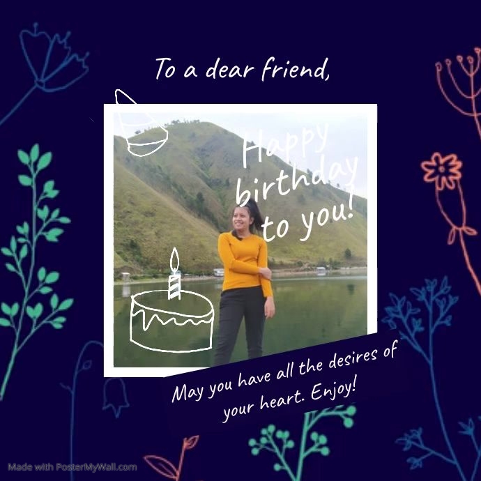 Copy of Copy of Happy birthday instagram video | PosterMyWall