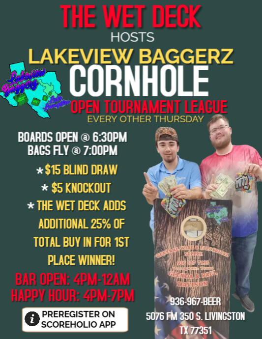CORNHOLE FLYER | PosterMyWall