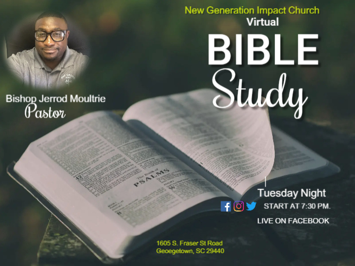 Copy of Bible study poster | PosterMyWall