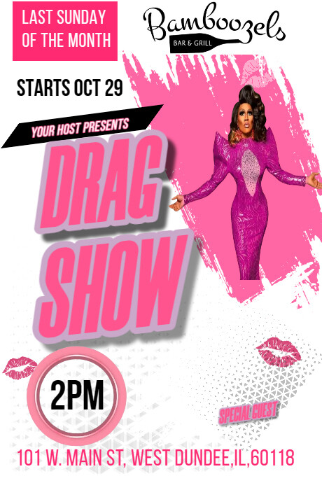 DRAG SHOW | PosterMyWall