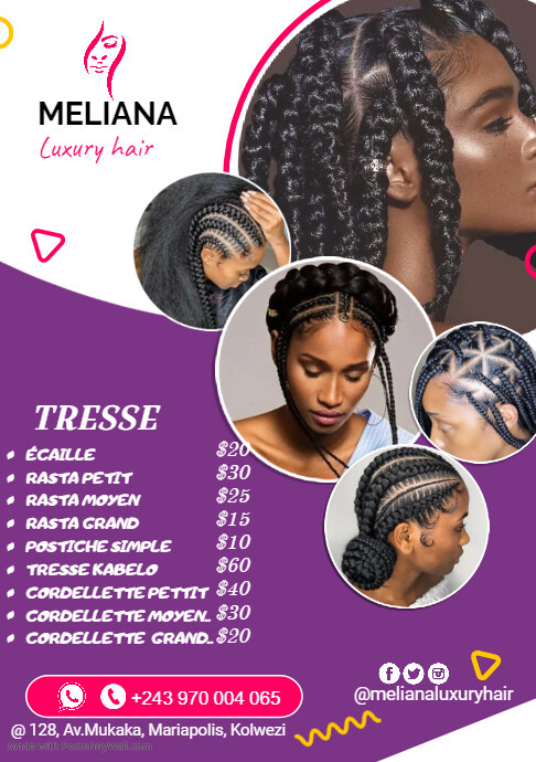 braids flyer | PosterMyWall