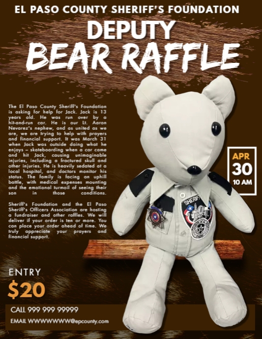 Brown Deer Hunting Contest Flyer Template | PosterMyWall