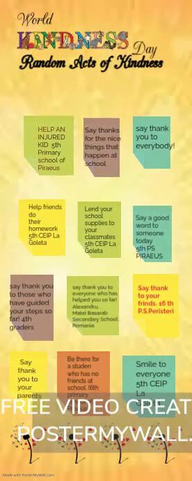world kindness day banner | PosterMyWall