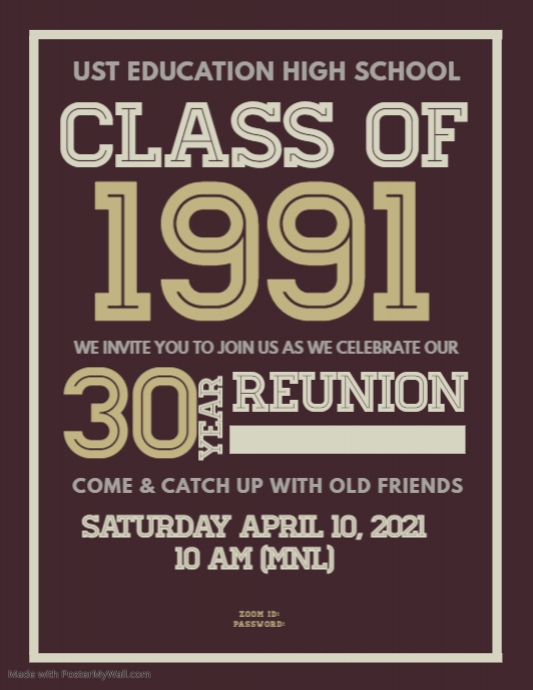 Copy of Class Reunion Flyer | PosterMyWall