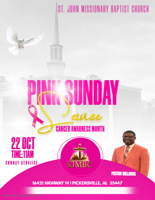 Copy of pink sunday | PosterMyWall