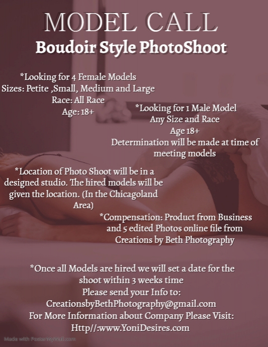 Model Call | PosterMyWall