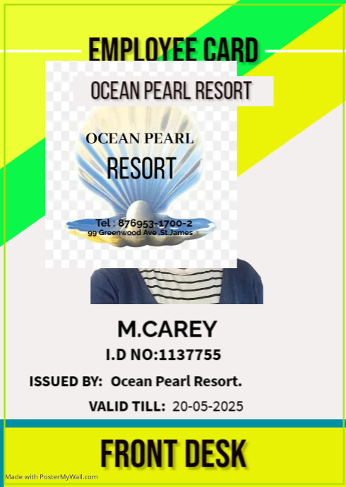 Employee id card | PosterMyWall