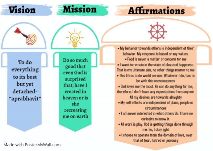 Copy of COMPANY VISION, MISSION AND VALUES | PosterMyWall