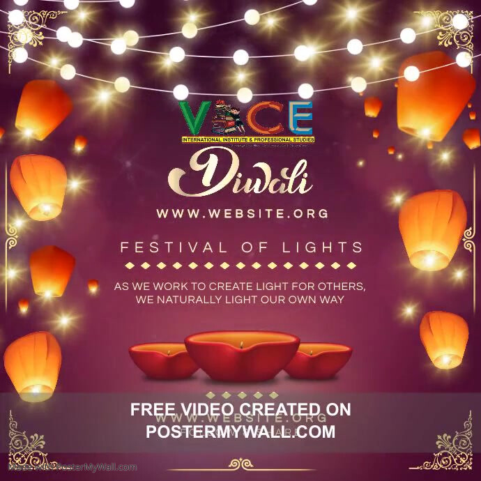 Happy Diwali Post Template | PosterMyWall