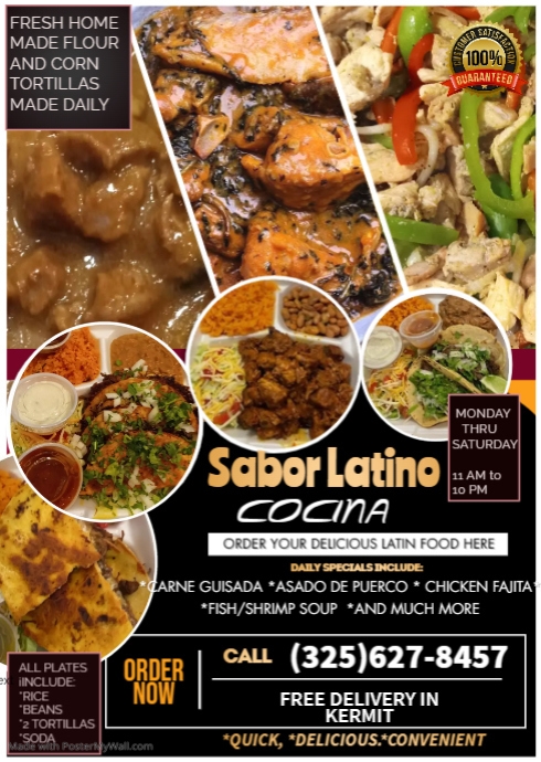 Copy of Latin Food Truck flyer (1) | PosterMyWall