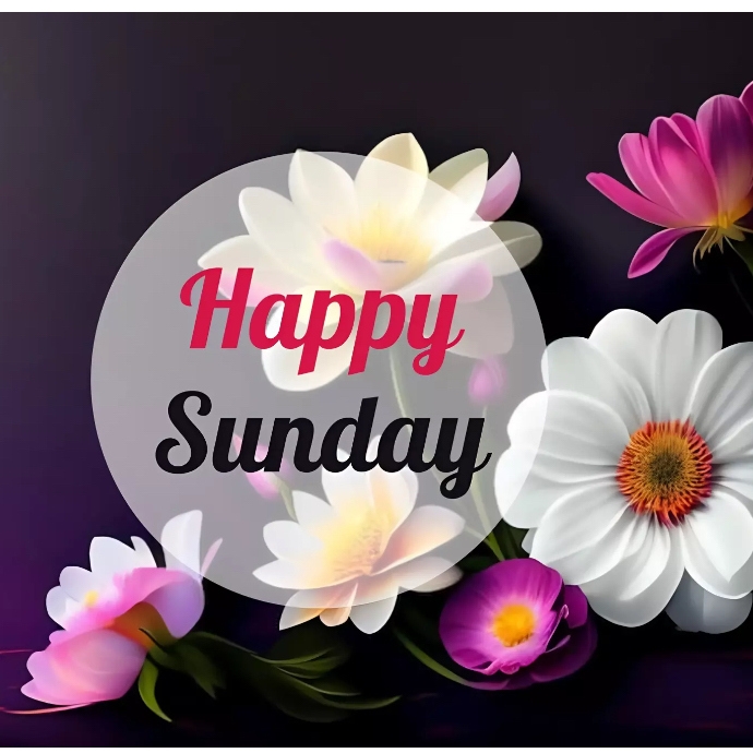 Happy Sunday | PosterMyWall