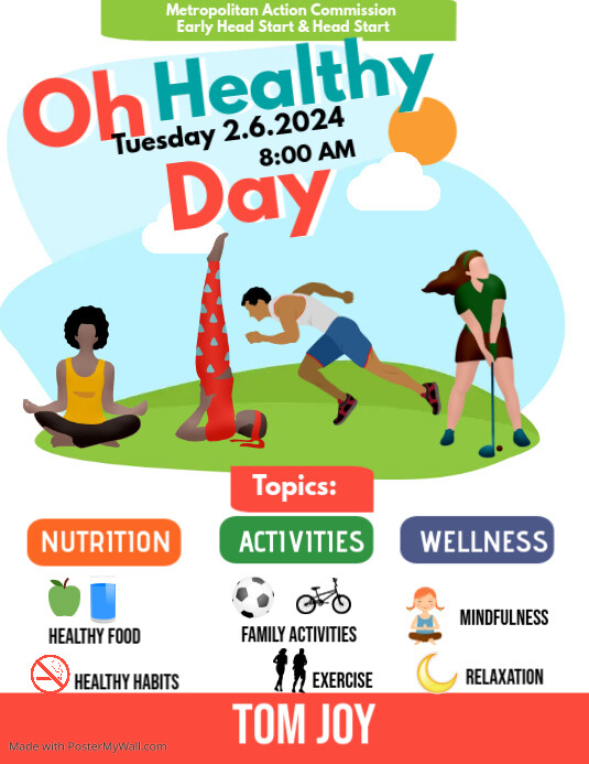 "Oh Healthy Day" | PosterMyWall