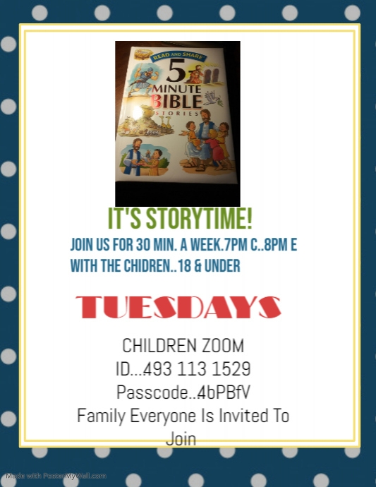 Copy of Story Time Flyer Template | PosterMyWall