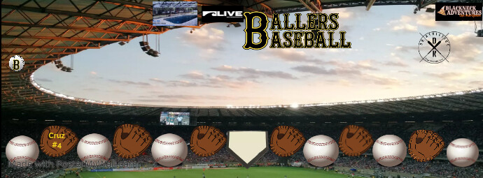 Baseball Team Schedule (2) | PosterMyWall
