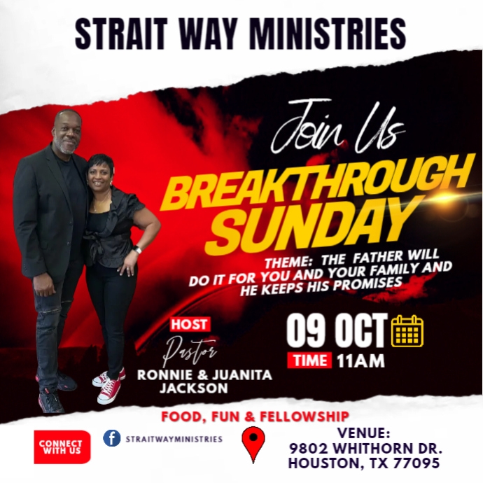 BREAKTHROUGH SUNDAY | PosterMyWall