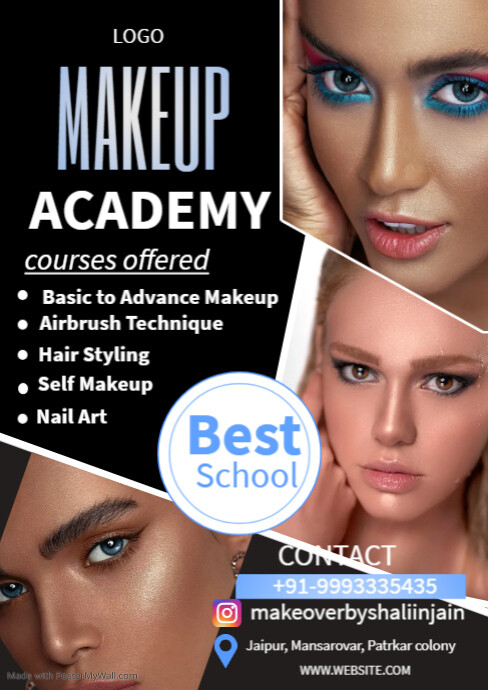 makeup classes flyer | PosterMyWall