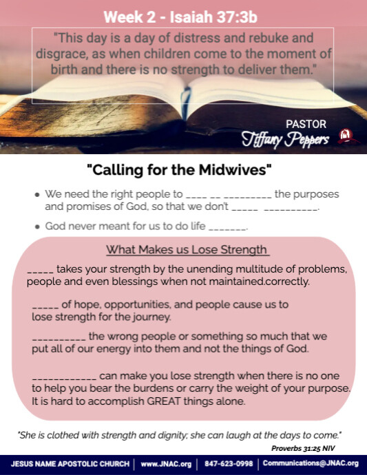 Proverbs Week 2 Notes | PosterMyWall