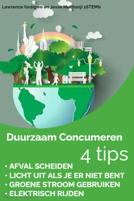 Duurzaam Consumeren | PosterMyWall