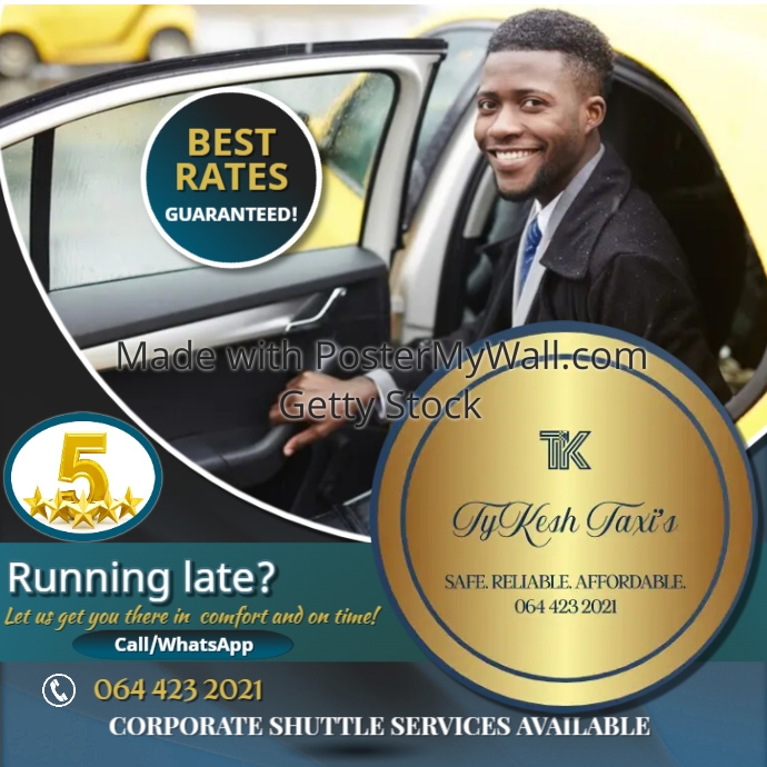 Safe taxi | PosterMyWall