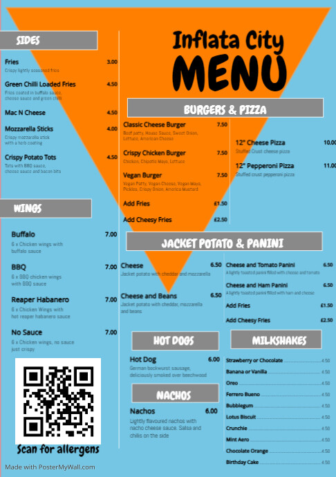 Restaurant Menu (1) | PosterMyWall