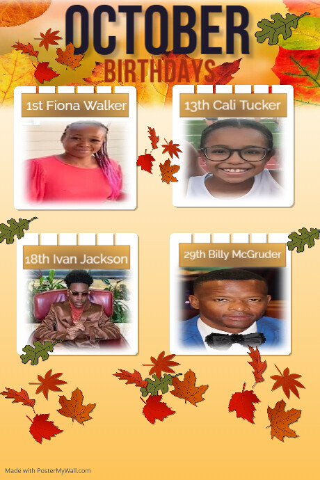 September Fall Upcoming Event Flyer | PosterMyWall