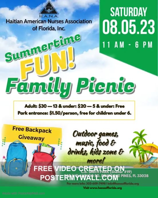 Picnic Ad Advertisement Flyer Poster | PosterMyWall