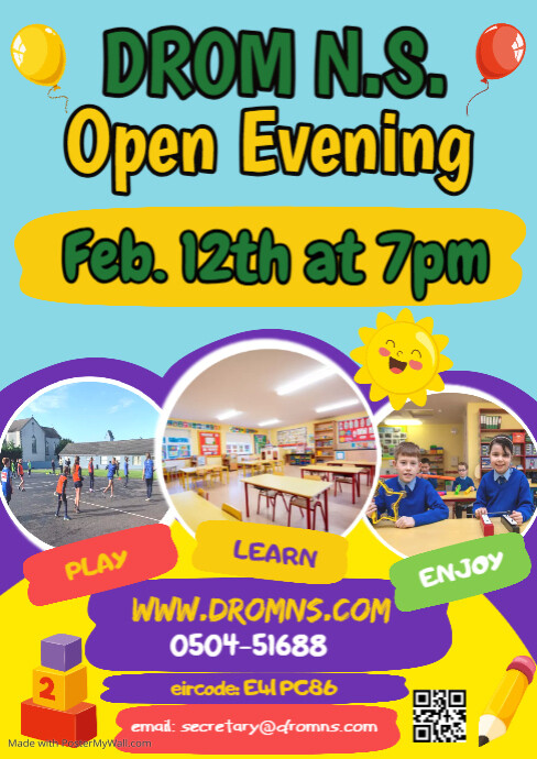 preschool enrollment advertisement | PosterMyWall