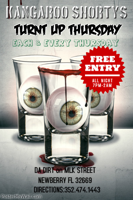 Turnt Up Thursday | PosterMyWall