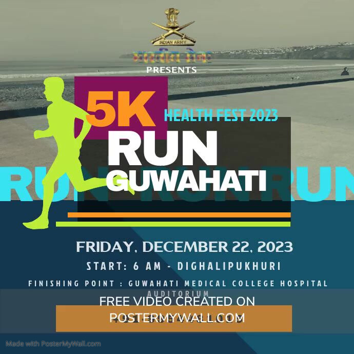 5K Run & Walk Instagram Post | PosterMyWall