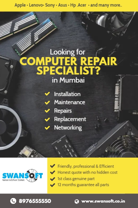 Computer Laptop Repair Specialist | PosterMyWall
